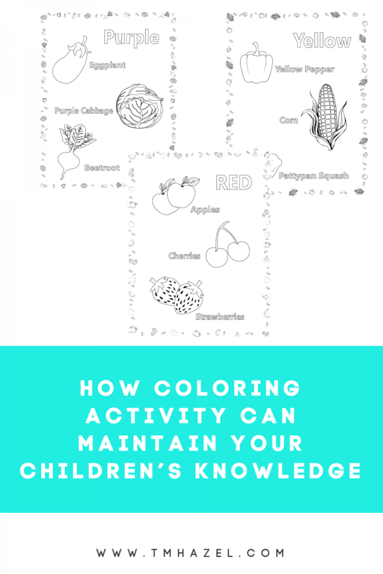 Fruits and Vegetables Coloring Book For Preschool – CREATIVE LEARNING ...