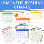 12 Monthly Reading Reward Charts – CREATIVE LEARNING FOR KIDS
