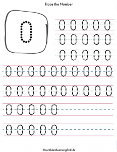 NUMBER RECOGNITION WORKSHEETS – CREATIVE LEARNING FOR KIDS