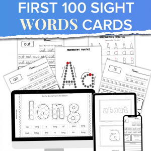 100 SIGHT WORDS Activity Bundle – CREATIVE LEARNING FOR KIDS