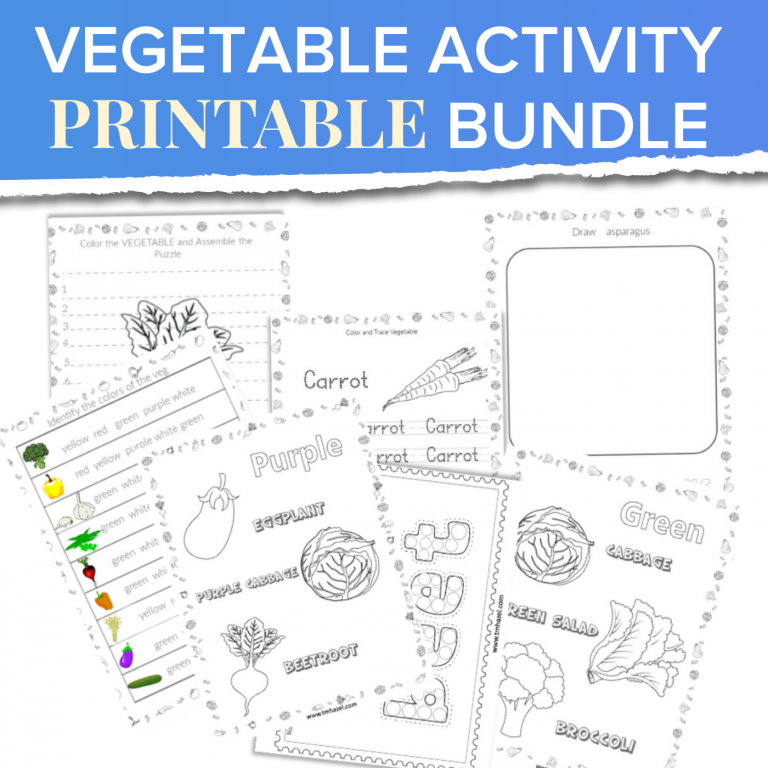FRUITS and VEGETABLES ACTIVITIES – MEGA BUNDLE, 310 PAGES – CREATIVE ...