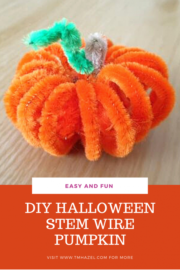 DIY Halloween Stem Wire Pumpkin – CREATIVE LEARNING FOR KIDS