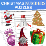 Christmas Number Puzzle Activity Printables – CREATIVE LEARNING FOR KIDS