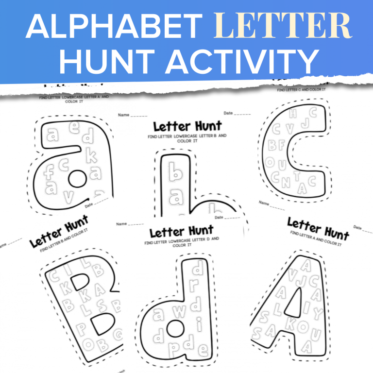 PRINTABLE ALPHABET LETTERS – Letters Sounds – CREATIVE LEARNING FOR KIDS