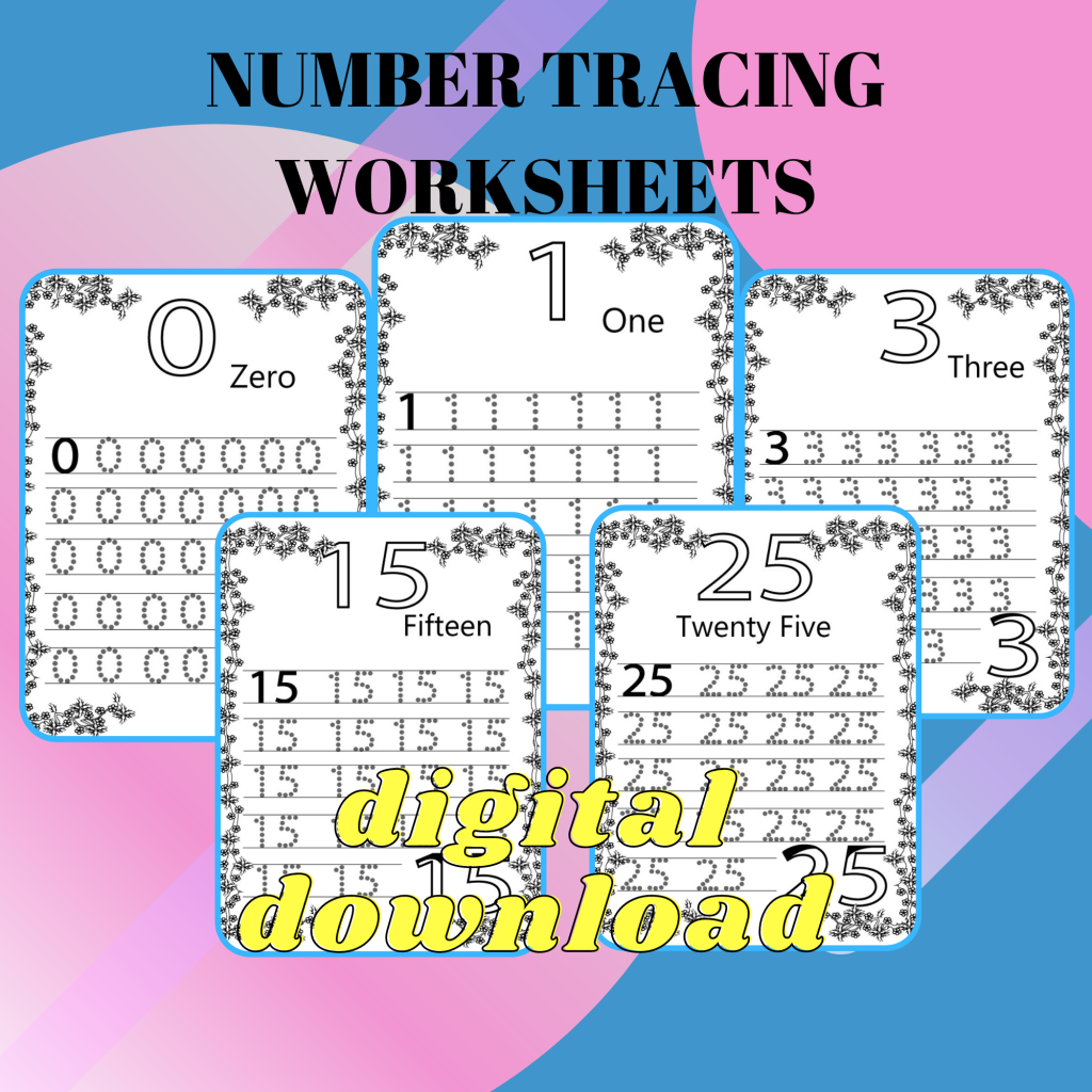 Number Tracing - CONFIDENT LEARNING FOR KIDS