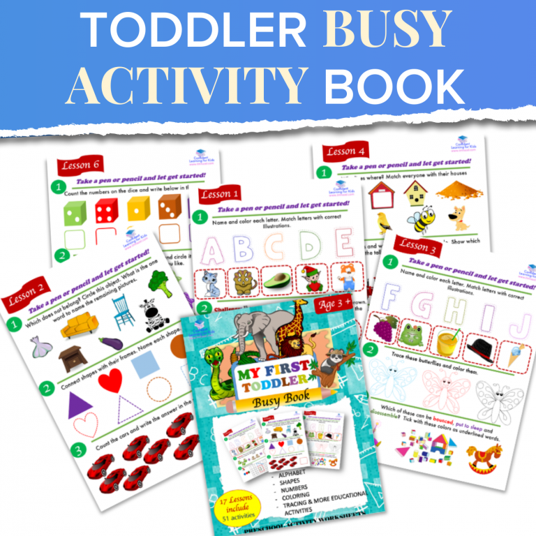 Preschool Busy Book – CREATIVE LEARNING FOR KIDS