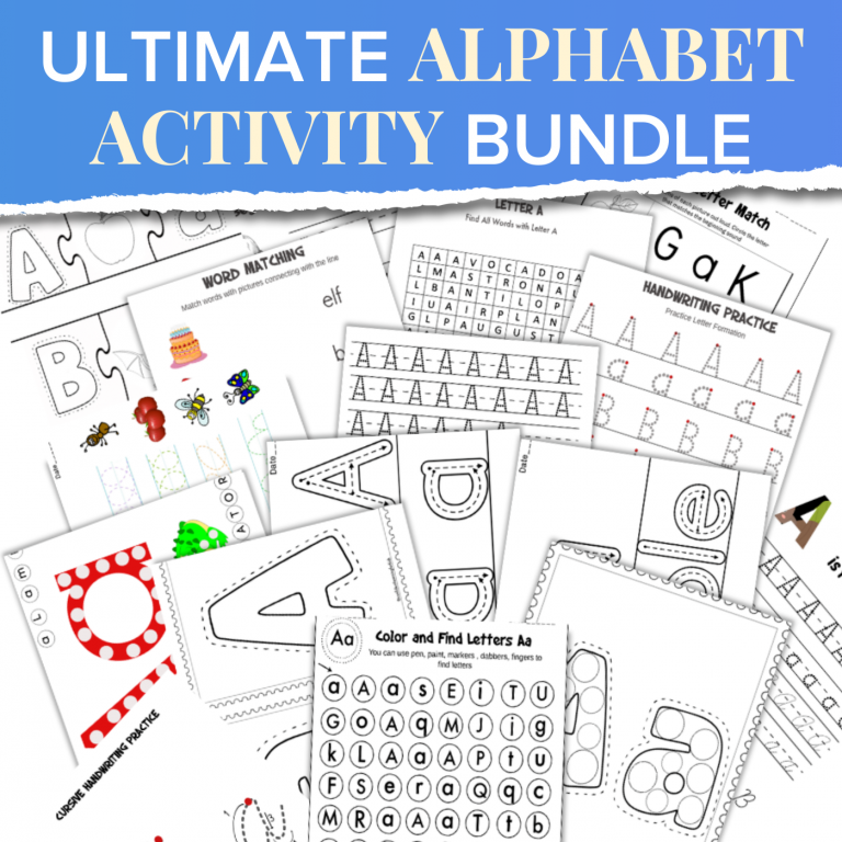 The Ultimate Alphabet Learning Bundle – CREATIVE LEARNING FOR KIDS
